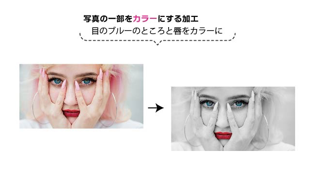 写真加工_1「モノクロ写真の一部をカラーにする」｜FTC（フール・トゥ・クライ）｜coconalaブログ