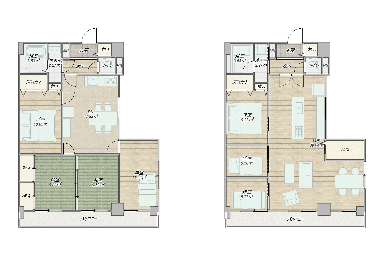 010 マンションリノベーションプラン｜yuzuriha 11｜coconalaブログ