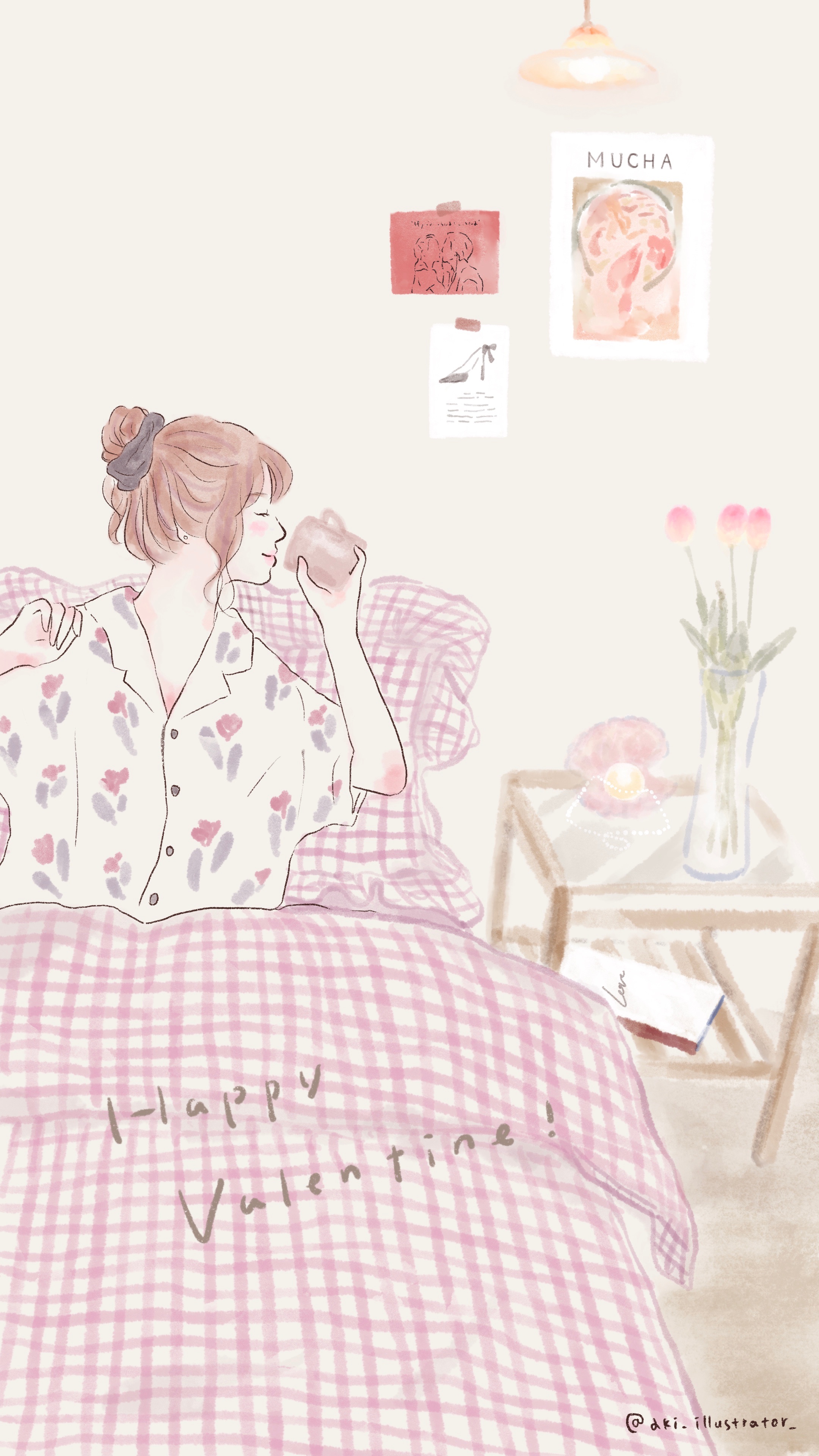 バレンタインプレゼント♡クーポン券配布のお知らせ｜aki illustrator｜coconalaブログ