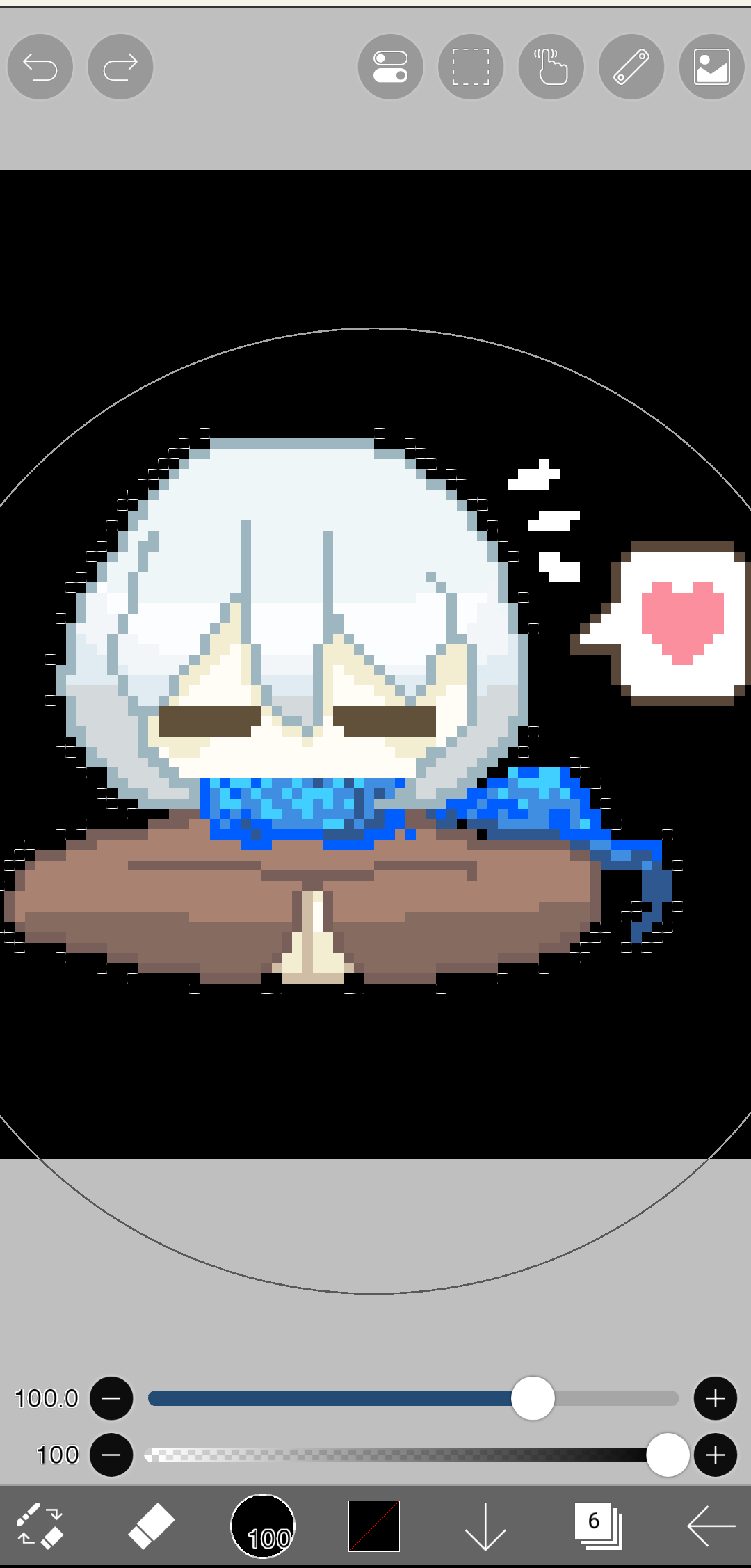 【私流】ibisPaint Xでのドット絵制作に使える機能紹介｜布団こたつ＠ドット絵／イラスト制作｜coconalaブログ