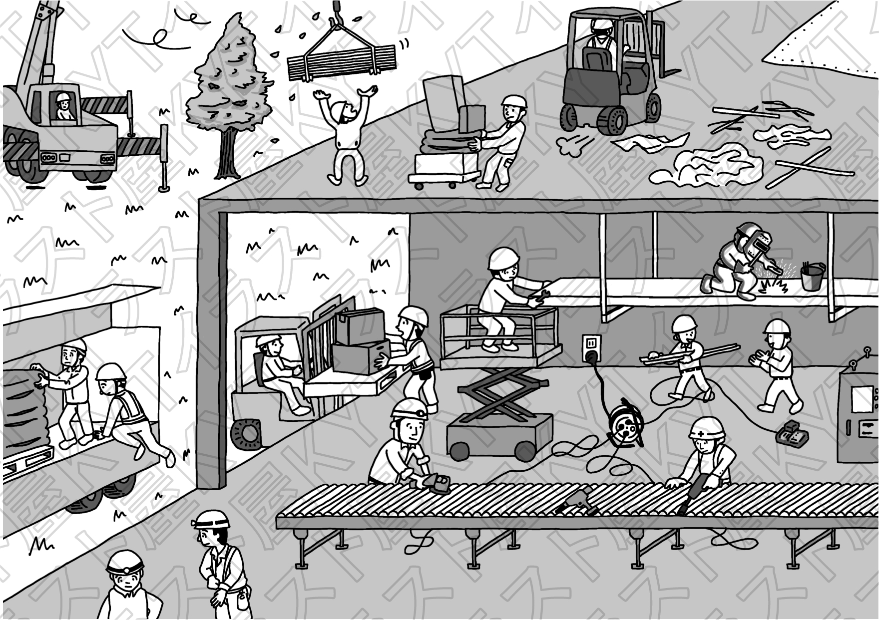 【制作実績】機械系T社様｜ヒヤリハット危険予知イラスト屋｜coconalaブログ