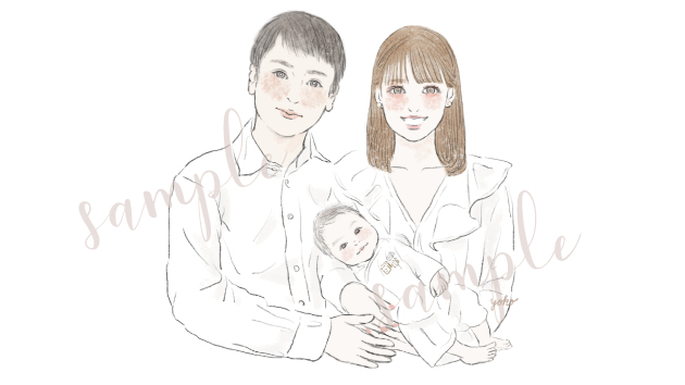 ☆ファミリーイラスト☆｜yko_illust｜coconalaブログ