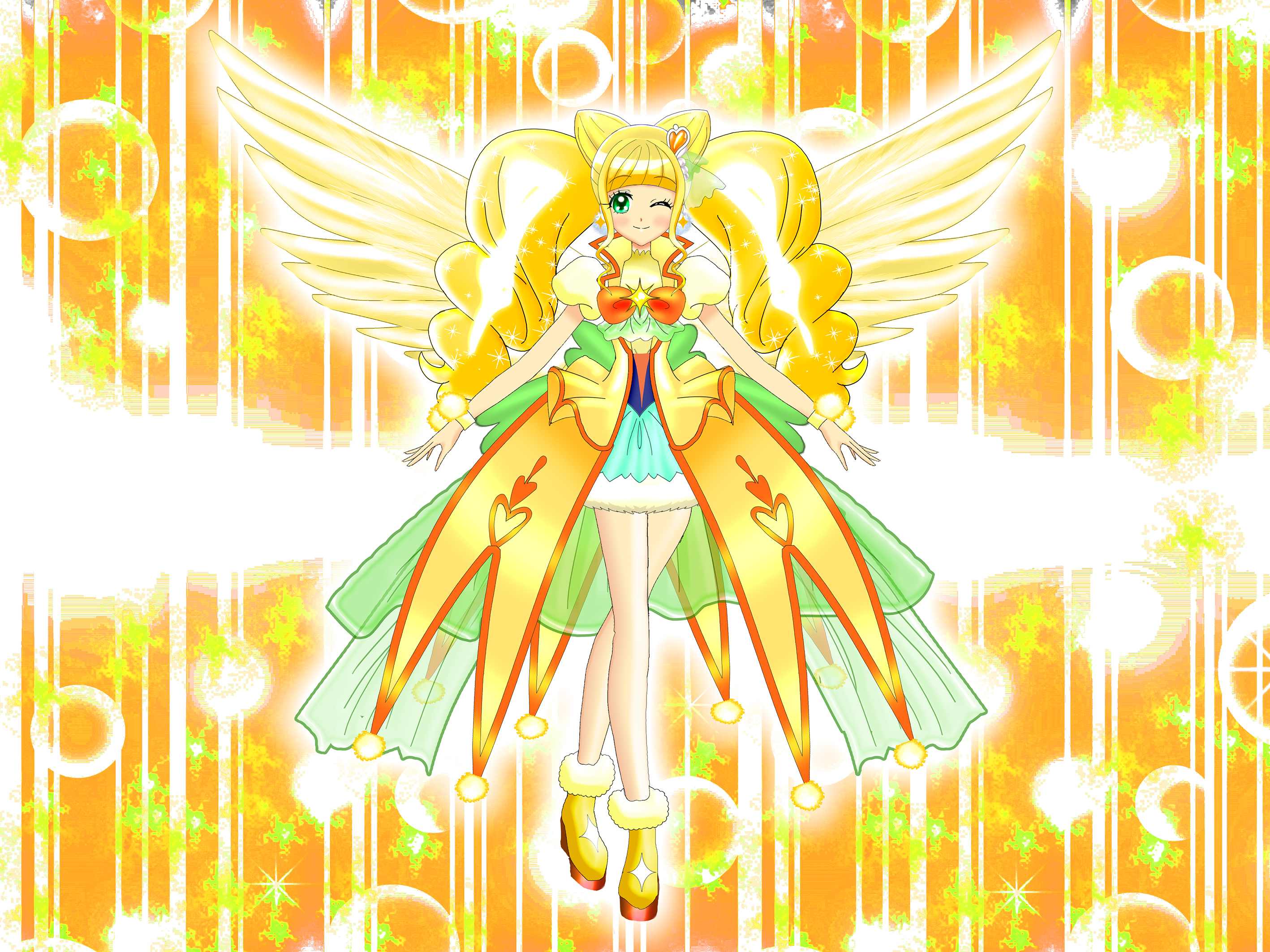 キュアスパークル☆ヒーリングっどスタイル♥祝お誕生日pattchさん♥｜ルナ・ルーン｜coconalaブログ