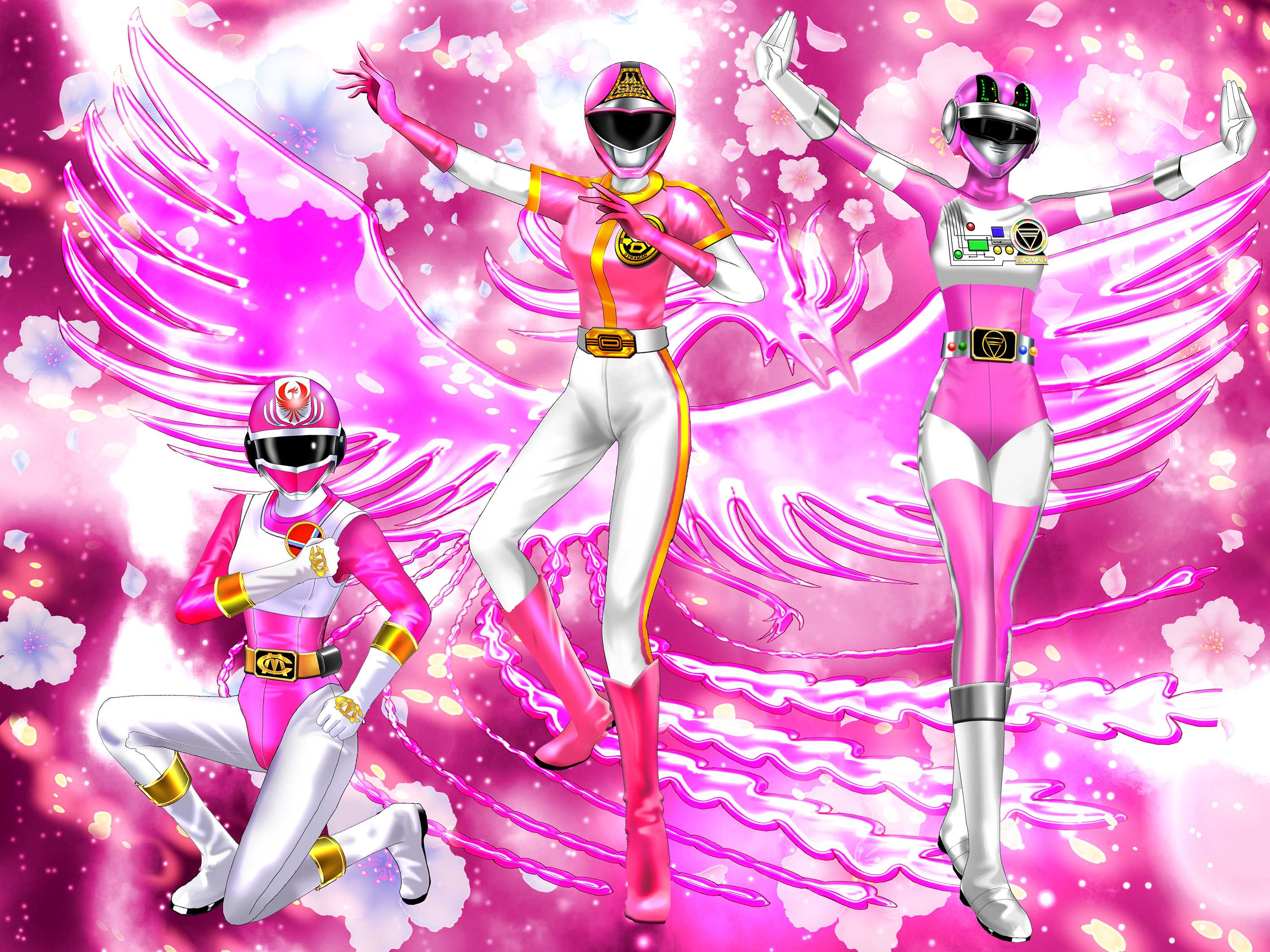 戦隊クロニクルピンク3♥おおたこさん＆直間莉世さんへのお礼です♥｜ルナ・ルーン｜coconalaブログ