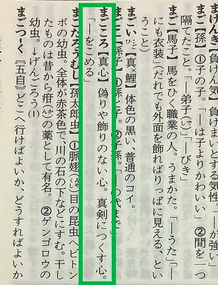 「誠実」について辞書で調べたのに、一緒に入れるのを忘れていました。｜カルハ｜coconalaブログ