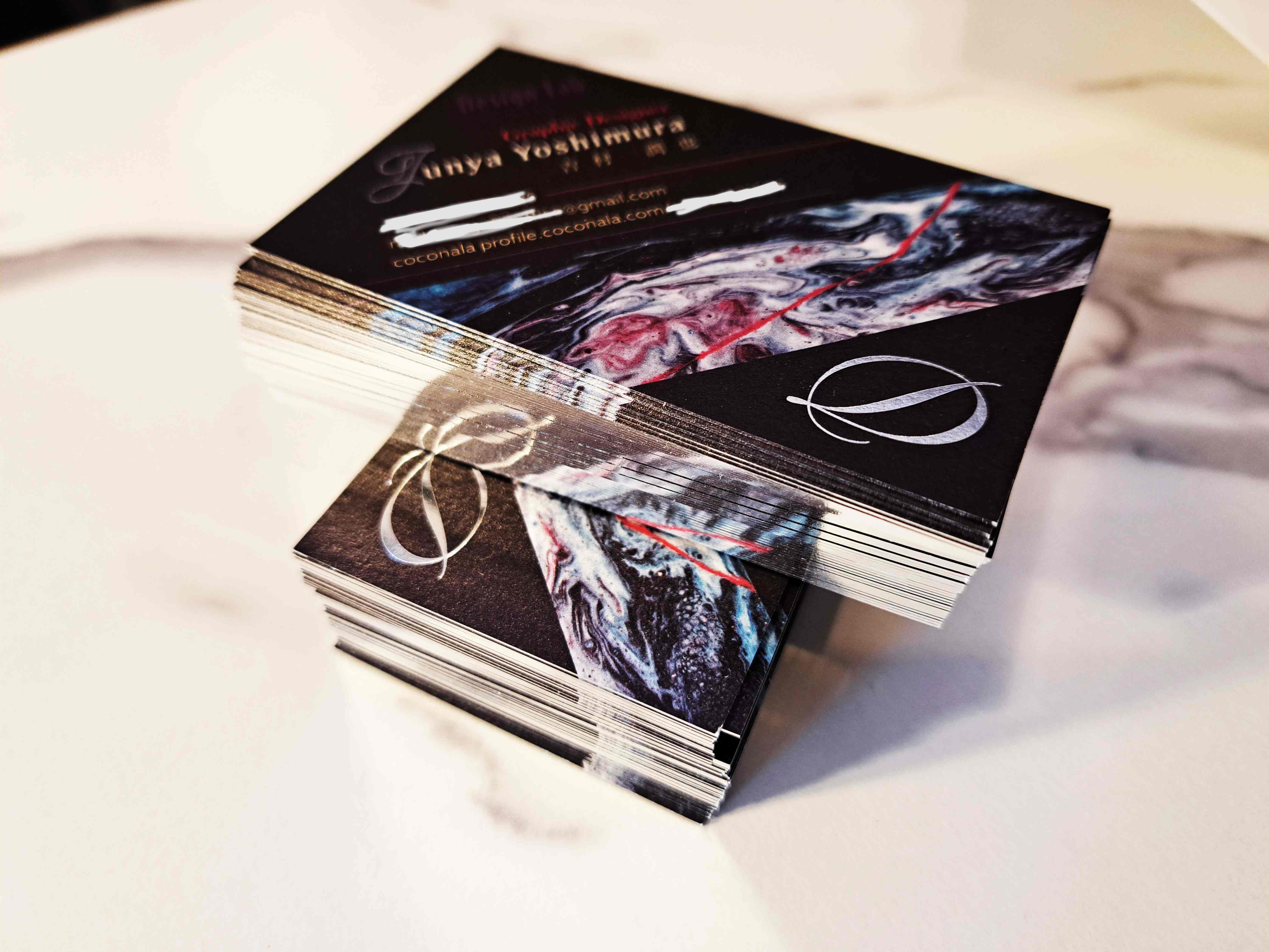 天金加工名刺で圧倒的な存在感を演出できます。｜DESIGN LAB 358｜coconalaブログ