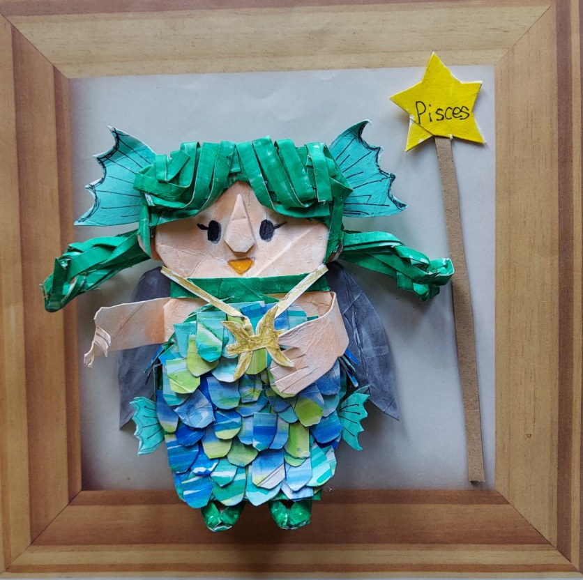 ウロコのドレスで後ろには翼がある魚座の女の子｜suou1207｜coconalaブログ