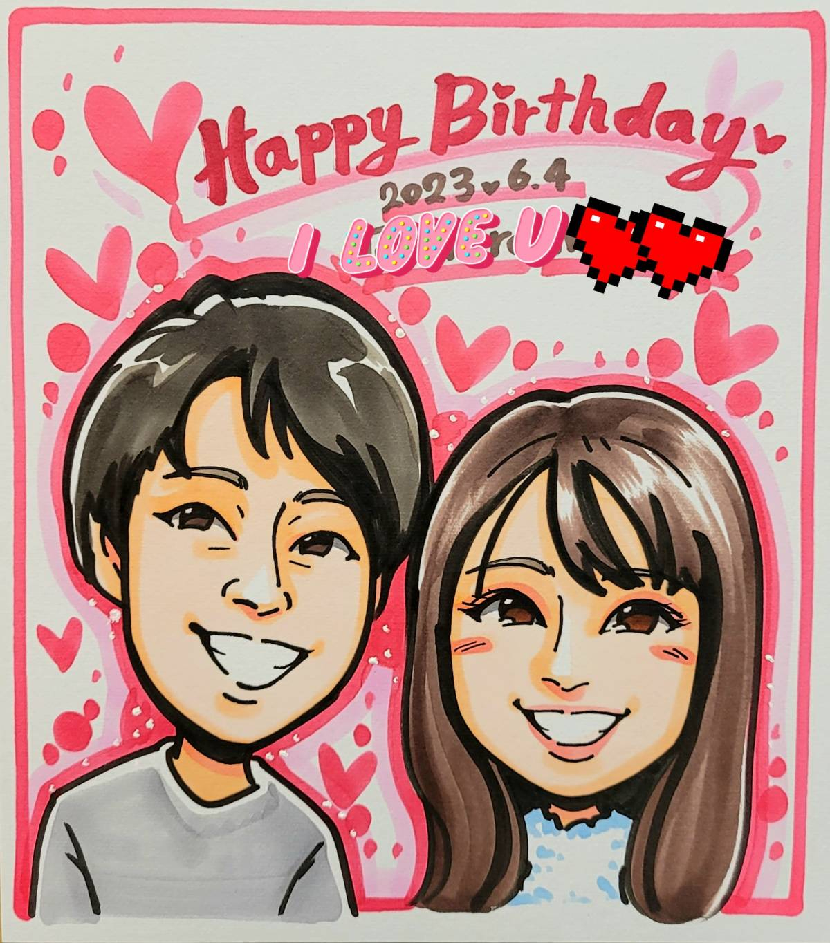 誕生日のプレゼントに！umieハーバーランドで楽しむ似顔絵の魅力｜似顔絵師 イソノ｜coconalaブログ