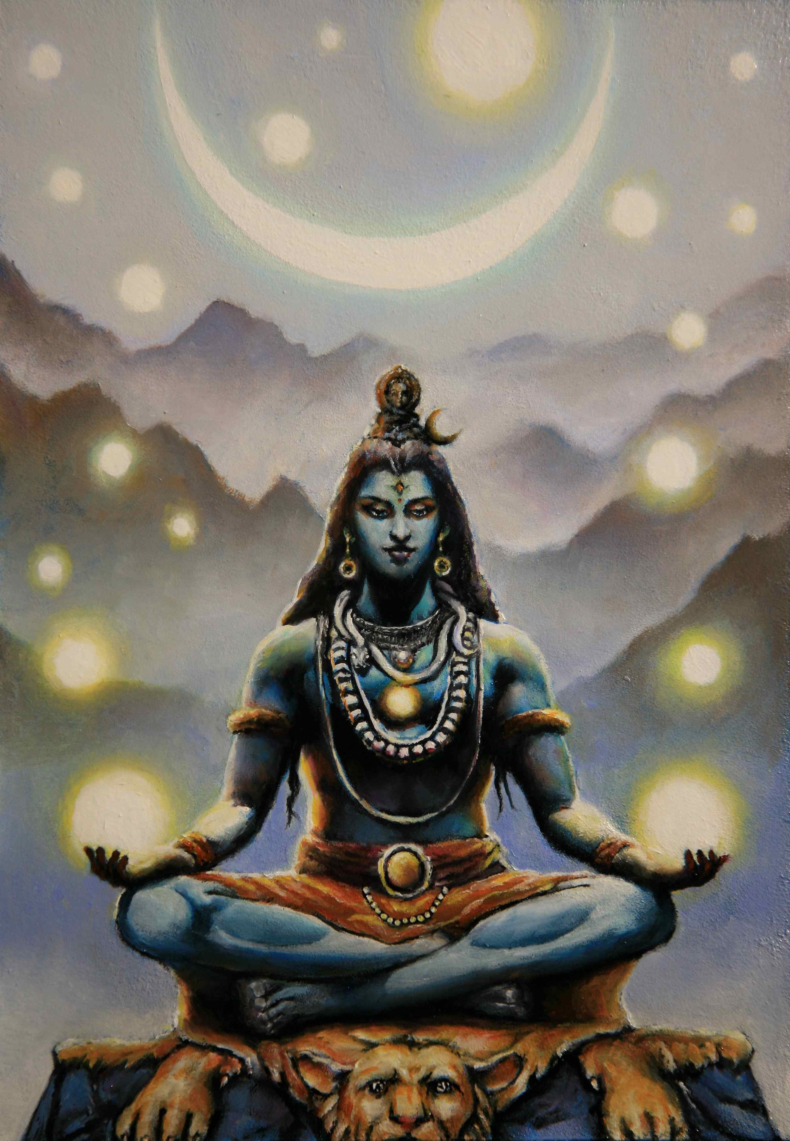 coconalaからの御依頼☆護符【シヴァ神】～LORD SHIVA～｜色彩のソムリエ（画家）｜coconalaブログ