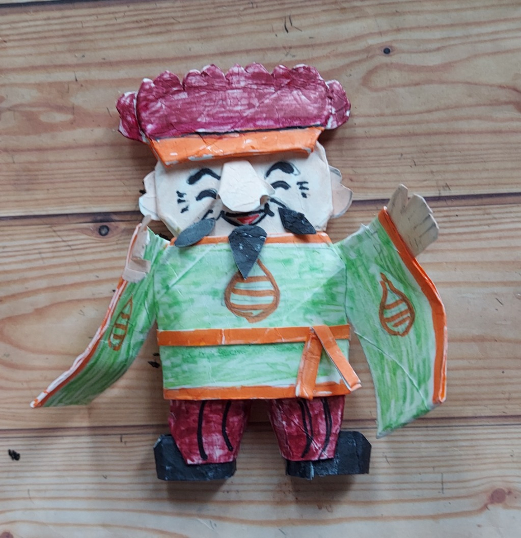 七福神の一人の大黒天です（背景は帯です）｜suou1207｜coconalaブログ