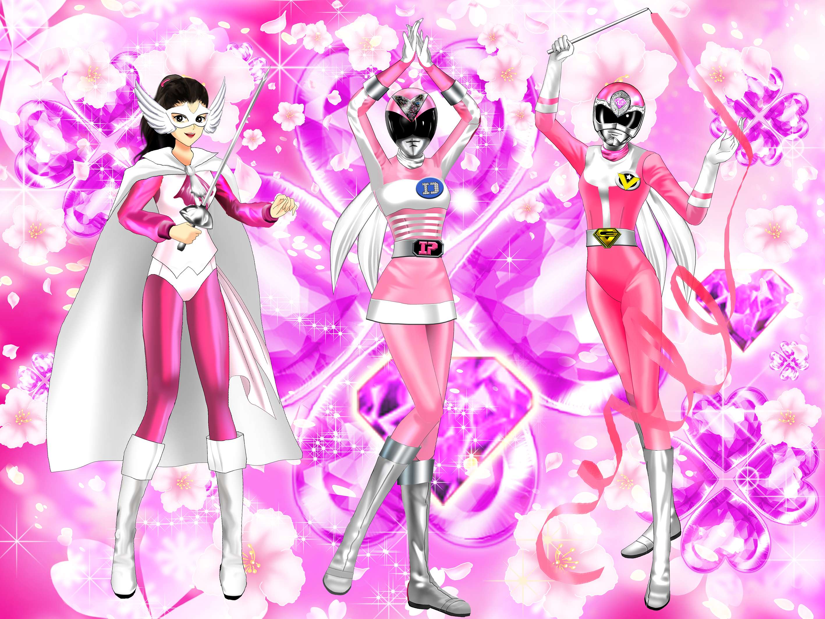 戦隊クロニクルピンク2♥おおたこさん＆直間莉世さんへのお礼です♥｜ルナ・ルーン｜coconalaブログ