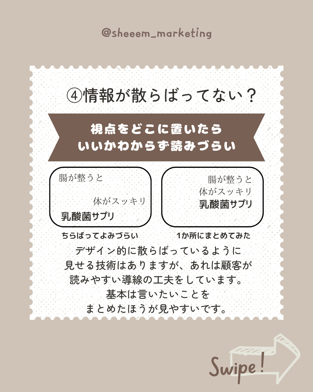 見やすい広告・見づらい広告 自分が運用している広告はどっち？チェックポイント6選｜Meta広告 戦略マーケター しぃ～ま｜coconalaブログ