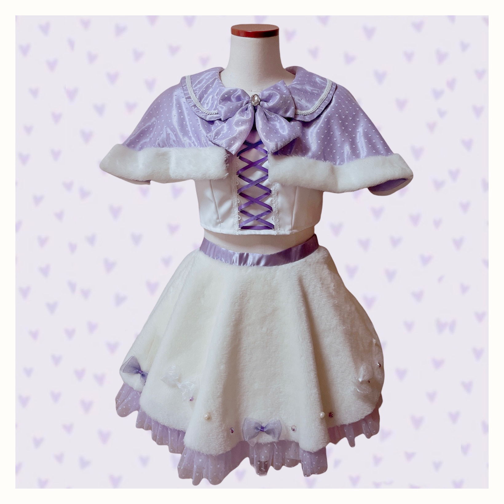 【生誕衣装】もこもこパープル衣装🐰｜costume_hrk｜coconalaブログ