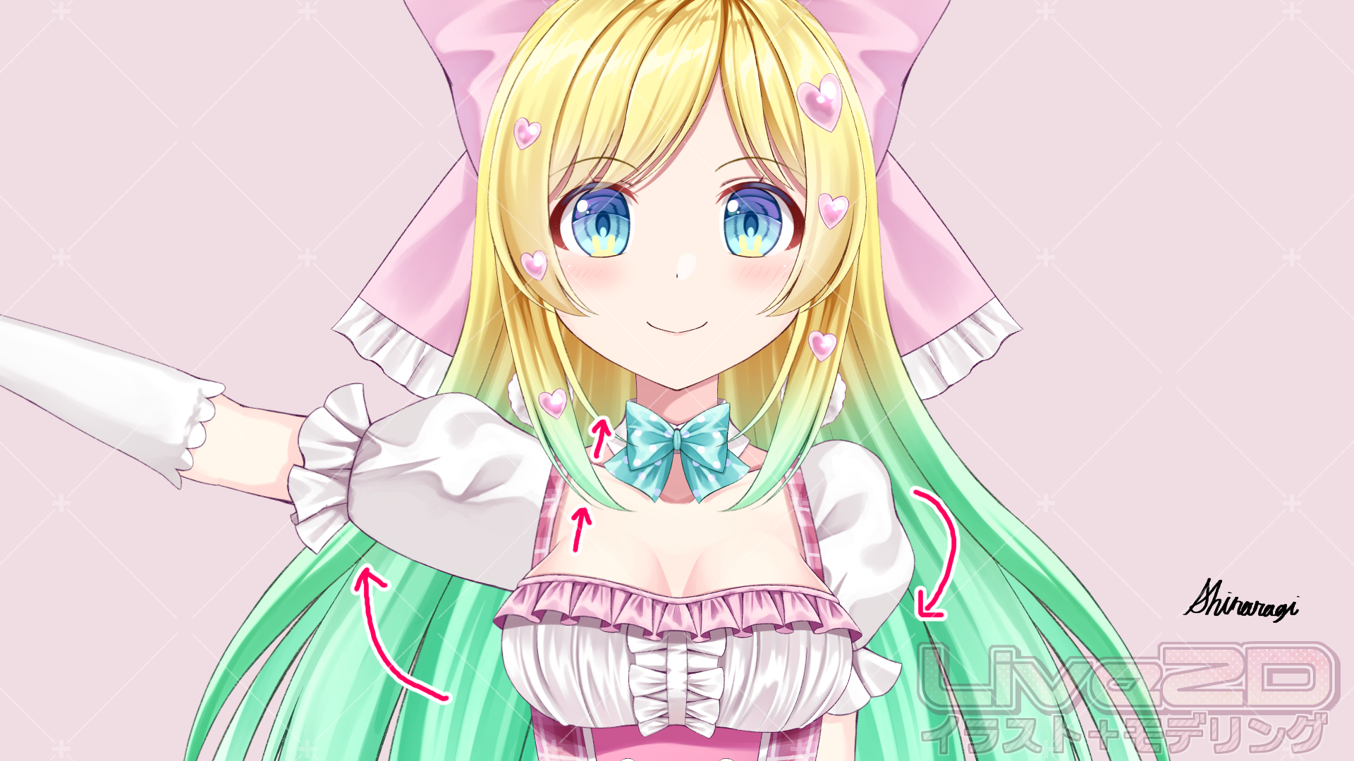 【Live2Dモデル作成記④】腕の動き(ハンドトラッキング)｜しららぎ＠イラスト＆Live2D｜coconalaブログ