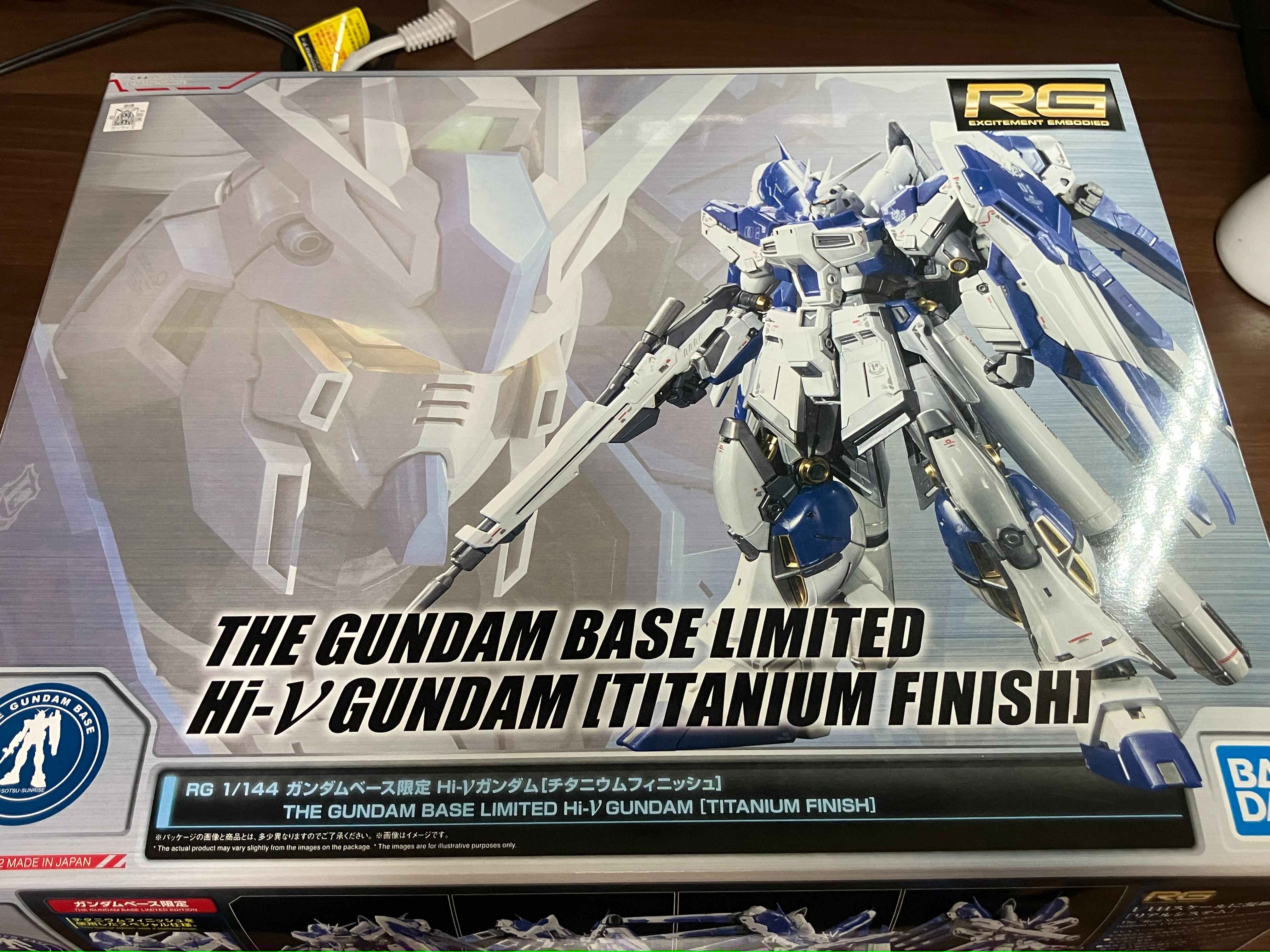 【完成報告】RG 1/144 ガンダムベース限定 Hi-νガンダム（チタニウムフィニッシュ）｜懐空工房｜coconalaブログ