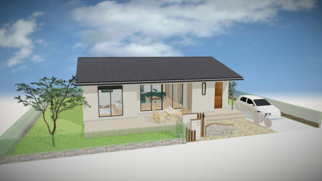 センターキッチンが楽しい3LDKの間取り｜まどりちゃんの「VR」間取り作成サービス｜coconalaブログ