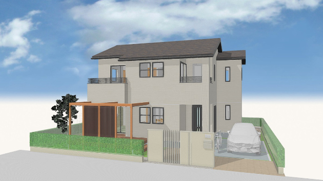 【まどりちゃんのVR間取り集】カーポートのある間取り編⑧｜まどりちゃんの「VR」間取り作成サービス｜coconalaブログ