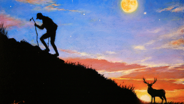 coconalaからの御依頼☆油彩画【黎明の山路】～MOUNTAIN PATH AT DAWN～｜色彩のソムリエ（画家）｜coconalaブログ