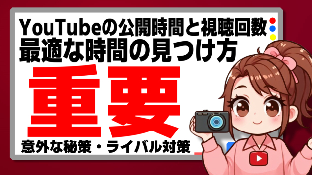 YouTube：公開時間と視聴回数の関係｜名波人有：現役YouTuber｜coconalaブログ