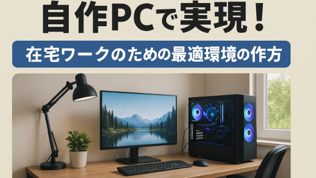 自作PCで実現！在宅ワークのための最適環境の作り方｜PCラボCOZY PC作成代行｜coconalaブログ