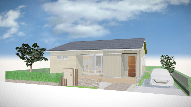 【3Dで見る間取り集】家族で使えるリモートコーナーのある平屋のプラン ③｜まどりちゃんの飛び出すVRプランサービス｜coconalaブログ