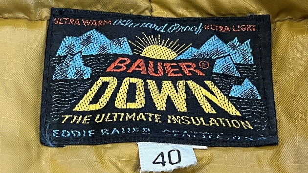 Eddie Bauer Down Jacket Labels｜軍タグ屋｜coconalaブログ