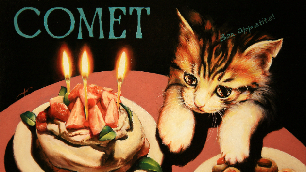 coconalaからの御依頼☆油彩画【洋菓子店COMET】～COMET CAKE&COFFEE～｜色彩のソムリエ（画家）｜coconalaブログ