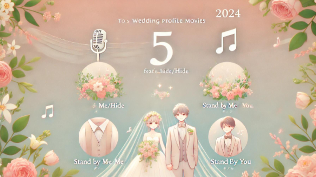 結婚式プロフィールムービー人気楽曲 ベスト5｜Happylity Movie｜coconalaブログ