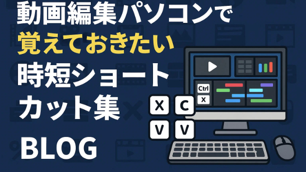 動画編集パソコンで覚えておきたい時短ショートカット集｜PCラボCOZY PC作成代行｜coconalaブログ