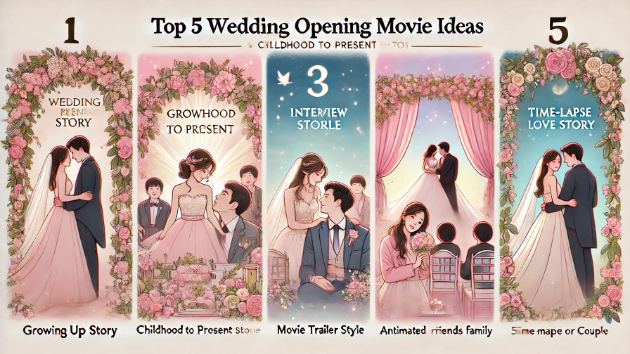 結婚式のオープニングムービー人気企画ランキング ベスト5｜Happylity Movie｜coconalaブログ