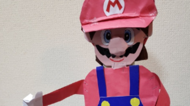 空き箱・包装紙・ビニール袋で作ったマリオです｜suou1207｜coconalaブログ