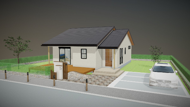 客間つきでゆったり暮らせる、モダンデザインの平屋プラン｜まどりちゃんの「VR」間取り作成サービス｜coconalaブログ