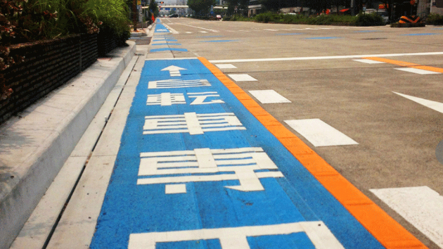 319.「自転車専用だけど…」 青いレーン上の路駐は違反？ ｜紫光【SHIKO】｜coconalaブログ