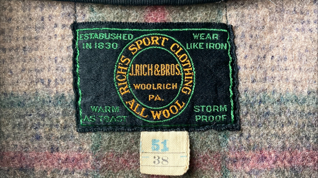 Woolrich wool jacket Labels｜軍タグ屋｜coconalaブログ